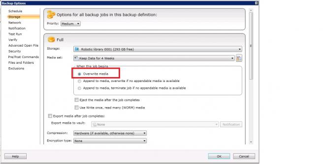 Solved: Cannot Overwrite and append on TAPE media - VOX