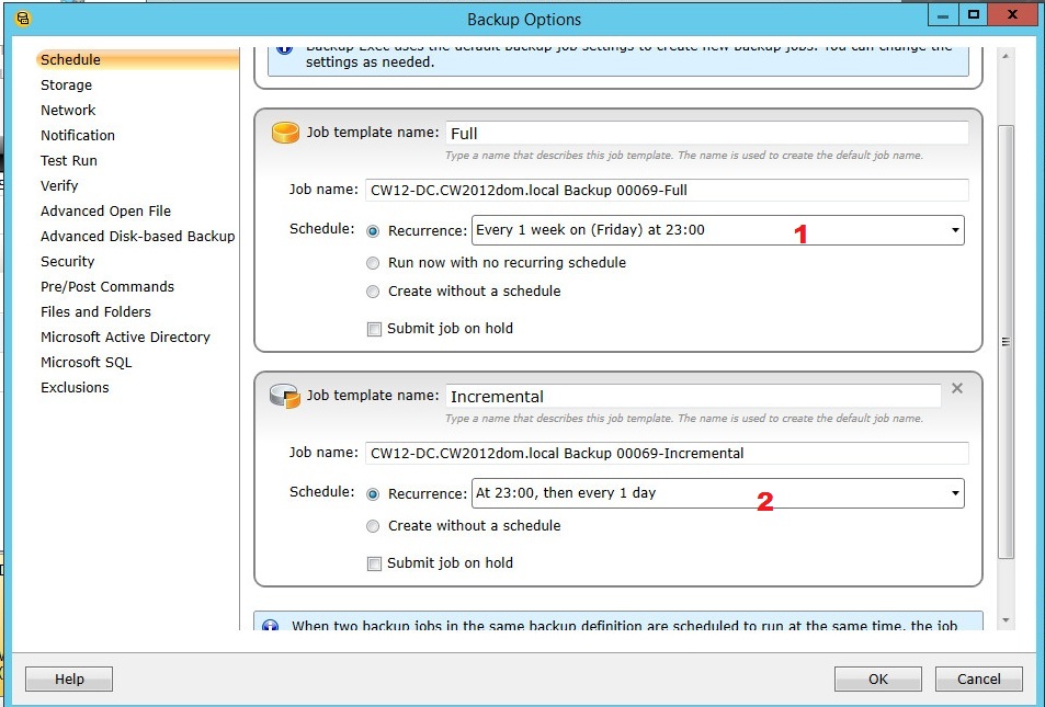 Solved: Need help for scheduling - VOX