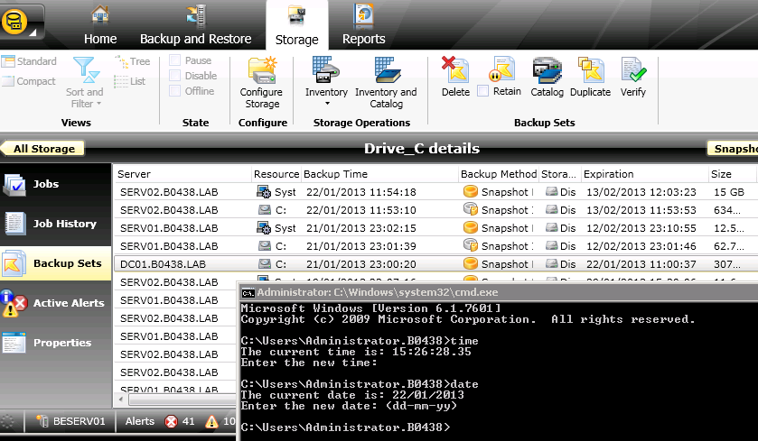Disk space usage - force purge on expiry with GUI/PowerShell? | VOX