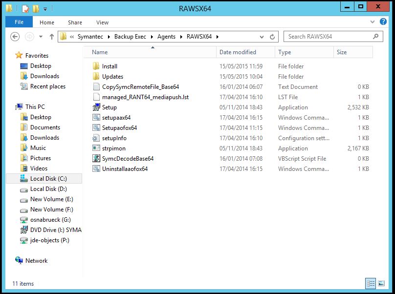 How to upgrade Backup Exec Agent in remote server | VOX