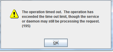 New Virtual Machine The operation timed out. 195" | VOX